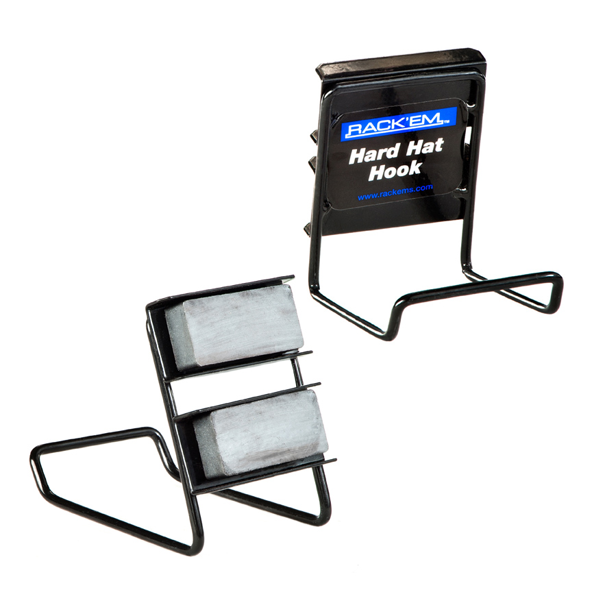 Magnetic Mount Hard Hat Rack (SKU: 5003) - RACK'EM SAFETY